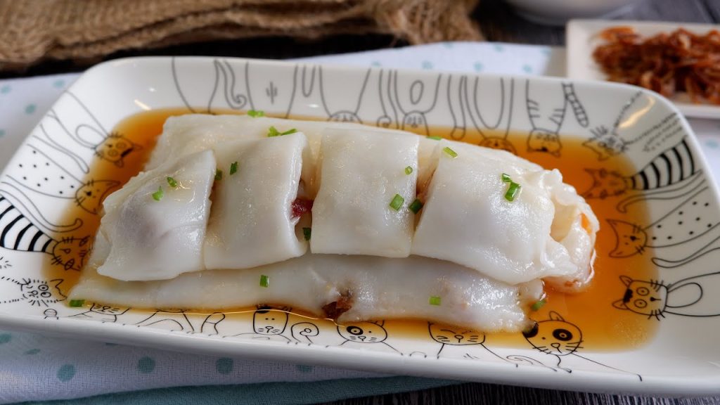 Making Perfect Cheung Fun Recipe (Steamed Rice Noodle Rolls)